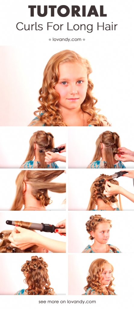 How To Do Curly Hair For Little Girls - TUTORIAL