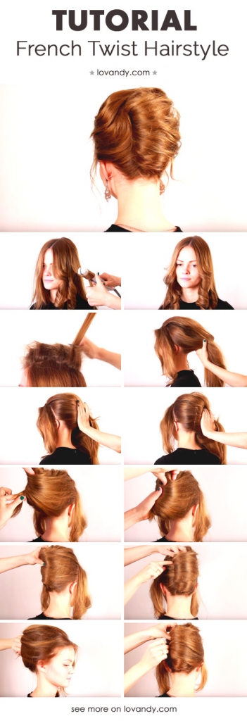 How To Create A French Twist Hairstyle Diy Tutorial
