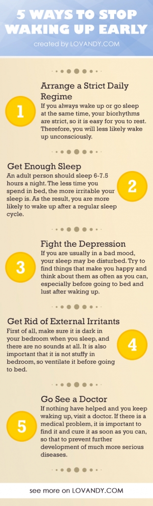 5+ Reasons of Waking Up Too Early and How to Deal With it