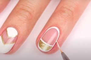 Negative Space Nails Design: How to Make Step by Step